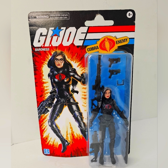 Hasbro | Toys | Gijoe Cobra Enemy Baroness Retro Figure | Poshmark